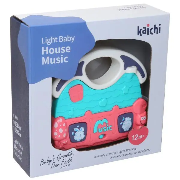 HK Mini Muzička igračka za bebe Kuća, 12m+