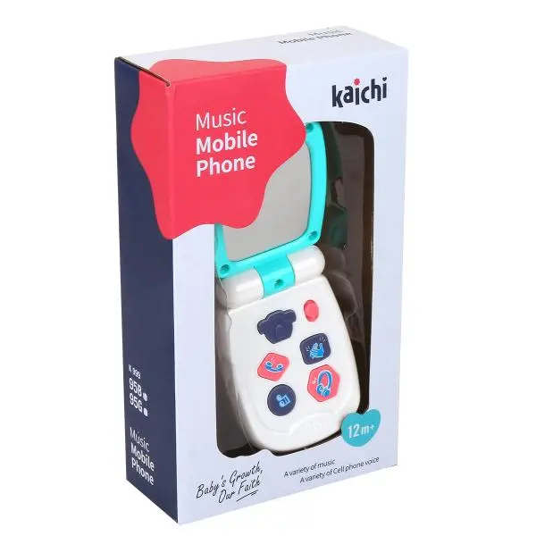 HK Mini Muzička igračka za bebe Mobilni telefon, 12m+, Plavi