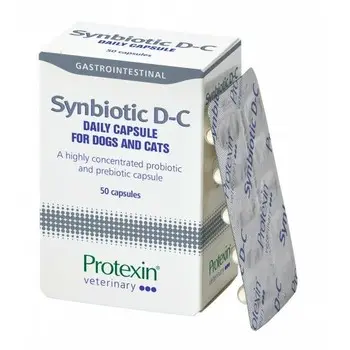 Protexin Synbiotic DC Probiotik sa prebiotikom za pse i mačke, 50 kapsula