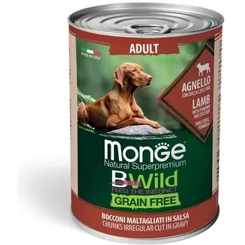 Monge BWild Hrana Za Pse, Jagnjetina, Adult, 400g