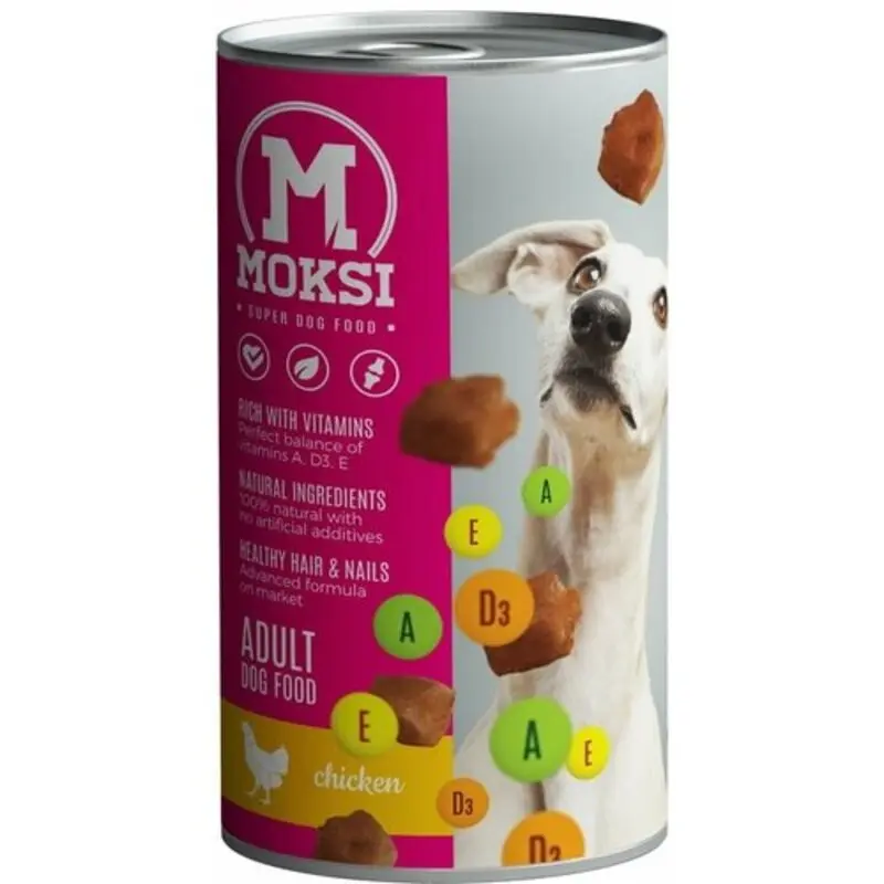 MOKSI Konzerva za pse Piletina 415g