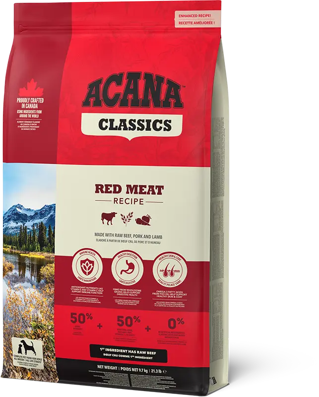 ACANA Suva hrana za odrasle pse Classic Red Meat 9.7kg
