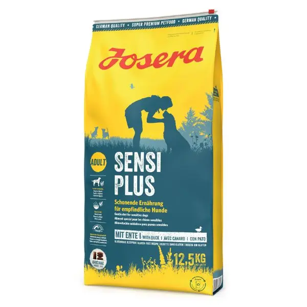 Josera Sensi Plus Suva hrana za odrasle osetljive pse, Ukus pačetine i pirinča, 12.5kg