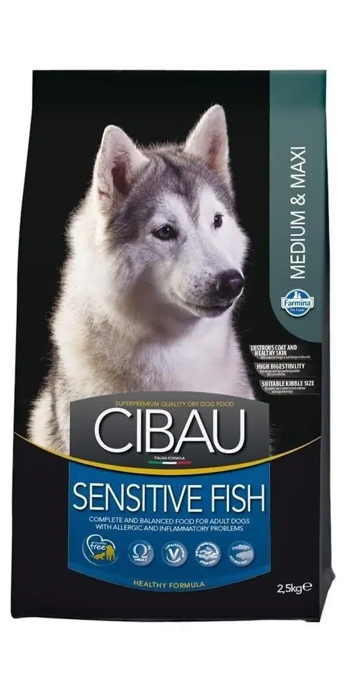 Cibau Suva hrana za odrasle pse, Riba, Medium&maxi breed, 2.5kg