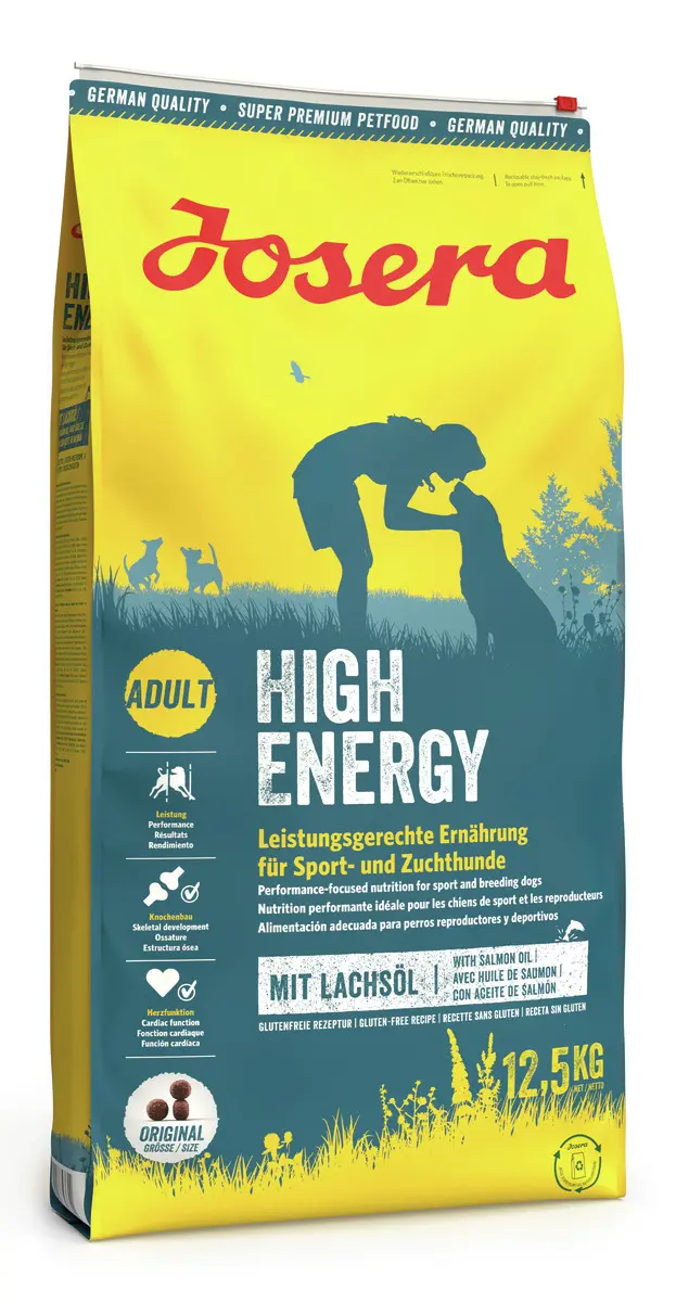 Josera Suva hrana za aktivne pse High Energy, 12.5 kg
