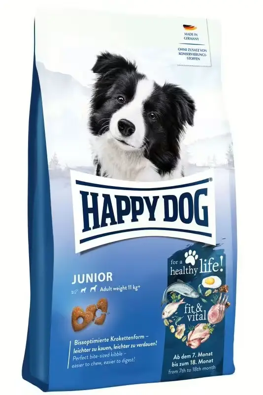 HAPPY DOG Fit&Vital Hrana za mlade pse Junior 4kg