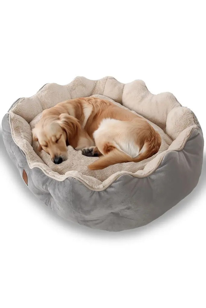 Paws & Whiskers Krevet za ljubimce Elsa Dog, 75x65x25 cm, Krem