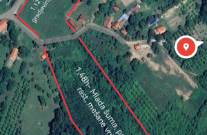 Prodajem imanje 2,60 ha sa uknjiženom kućom i mladom šumom – Jabučje (Kragujevac