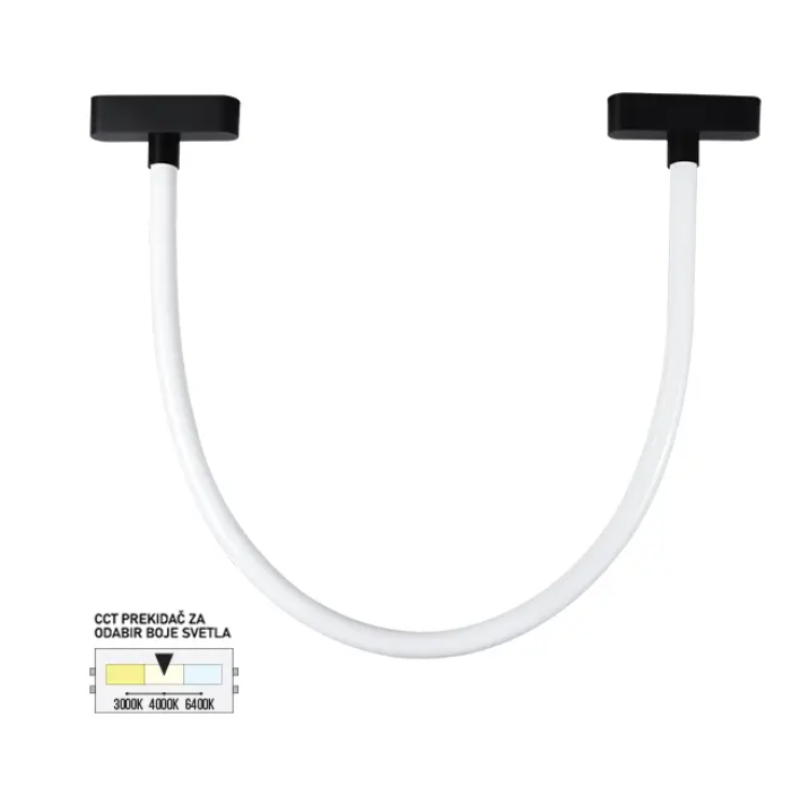 LED MAGNETNA SVETILJKA ULTRA SLIM CCT FMS4006-10 BK FORMA