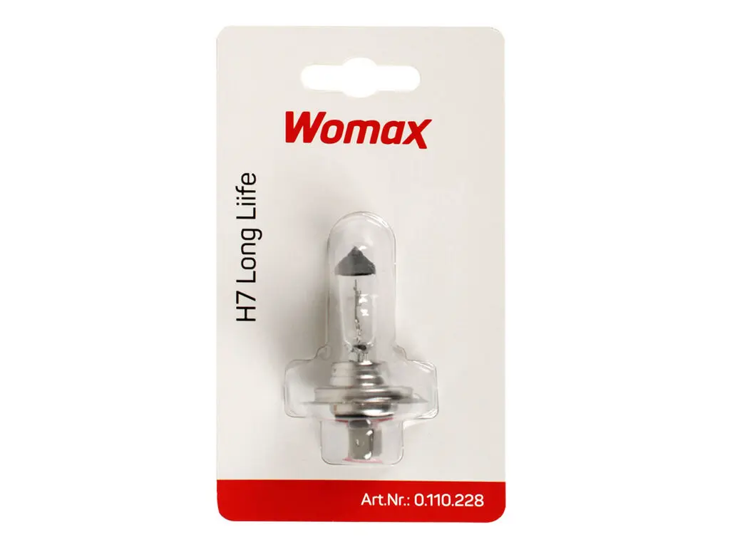 Womax Sijalice za auto H7, 12V, 55W, Long Life