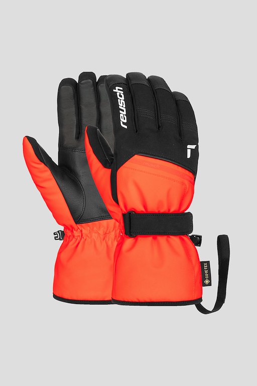 REUSCH MUŠKE SKI RUKAVICE MORRIS GORE TEX 62013757809 CRNO/CRVENE 7809