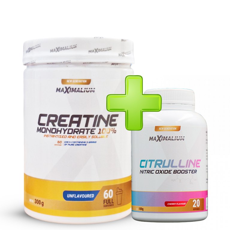 Creatine 300g (+Citrulin/ Beta-alanin/ Taurin/ Arginin) – Maximalium