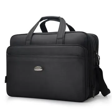 YAJIE 6601 LAPTOP BAG WITH SHOULDER STRAP - 17" - BLACK