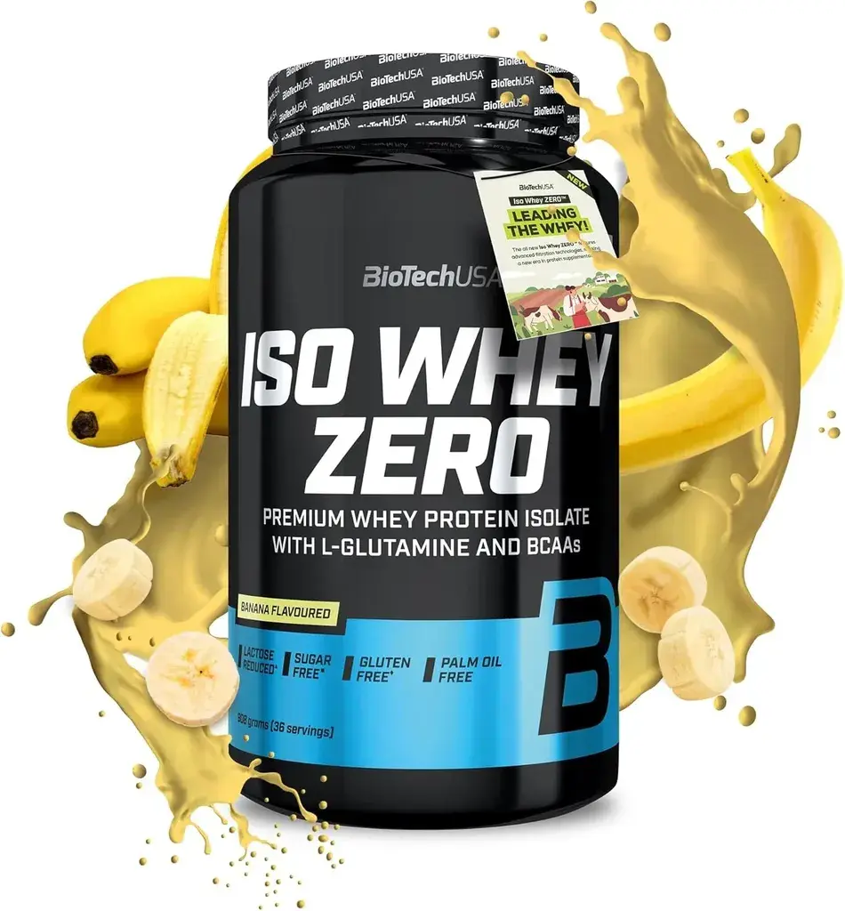 BioTechUSA Protein Iso Whey Zero, Banana, 908 g