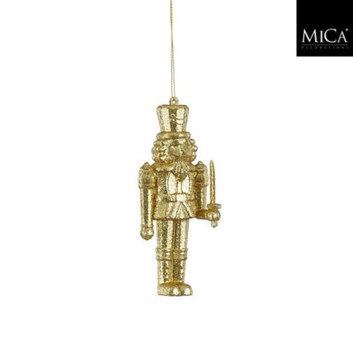 Novogodišnja dekoracija - ORNAMENT NUTCRACKER 12cm 1179821 - Gold - EDL