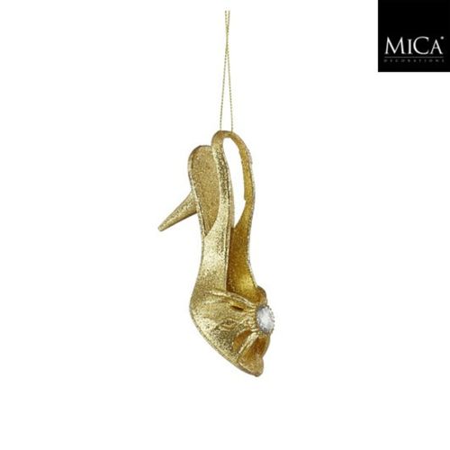 Novogodišnja dekoracija - ORNAMENT SHOE 12cm 1179822 - Gold - EDL