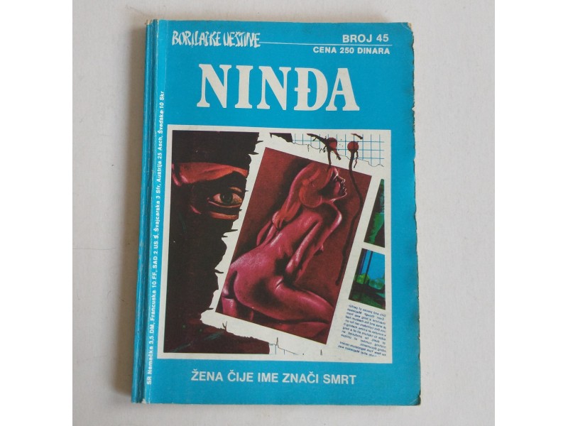 strip NINĐA br. 45 Žena čije ime znači smrt