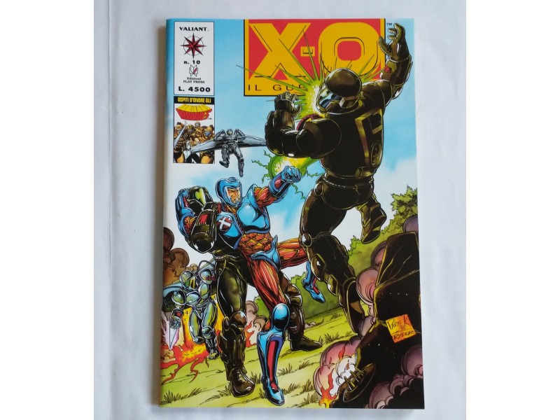 strip valiant X-O MANOWAR N. 10