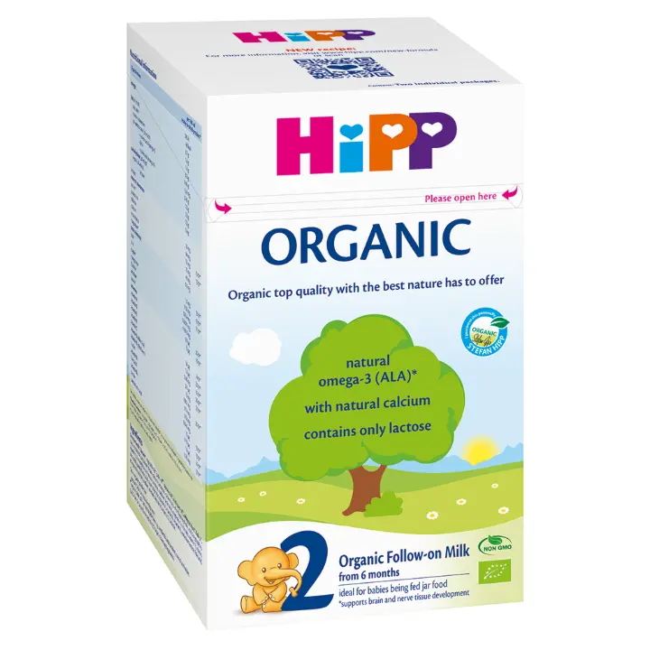 Hipp 2 Mleko za bebe Organic 6M+, 800 g