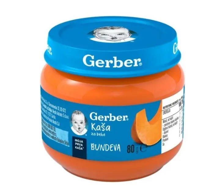 Gerber Kašica za bebe od bundeve, 80g