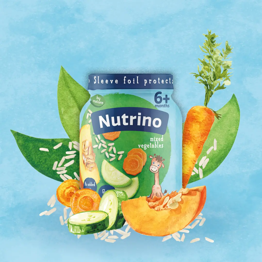 Nutrino Kašica, Mešano povrće, 125g
