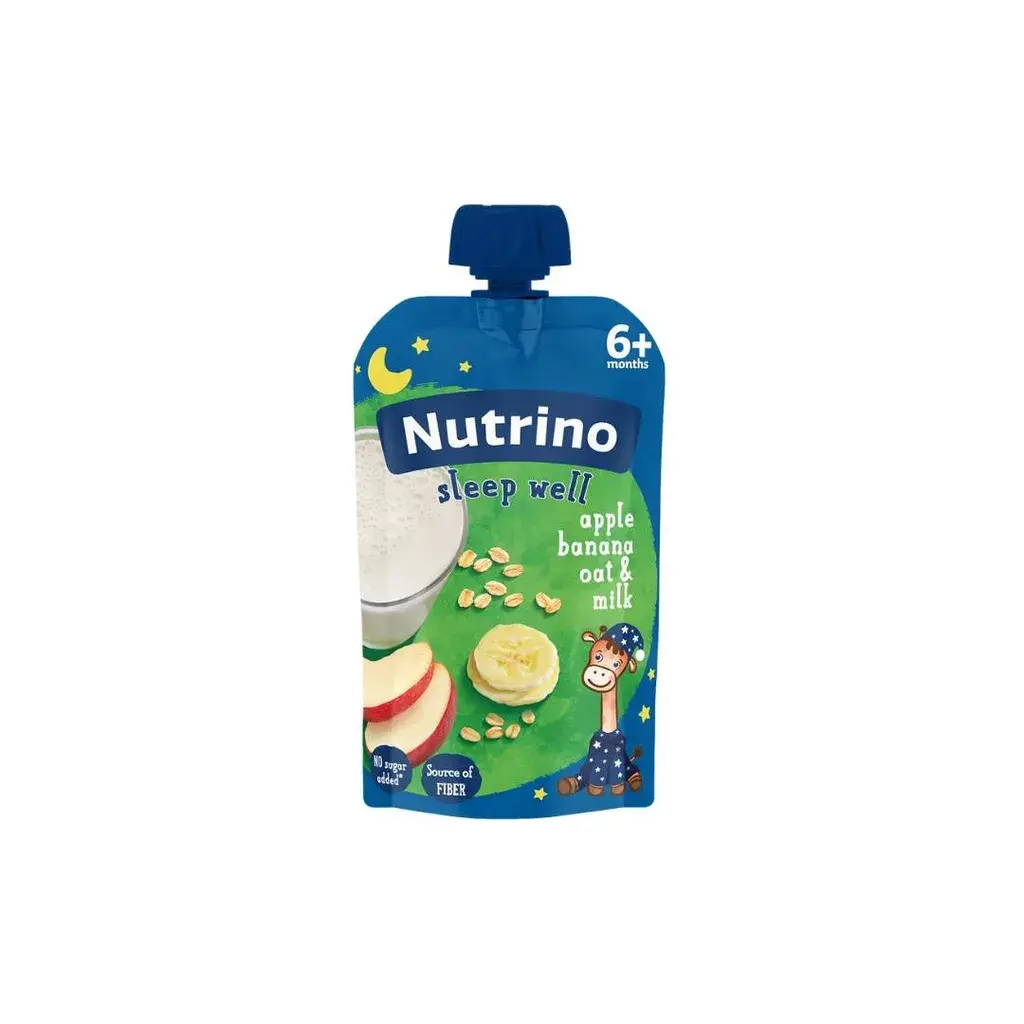 Nutrino Voćni pire Jabuka, banana, ivas i mleko, 100 g