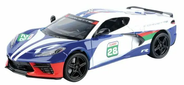 Motor Max Metalni model automobila GT Racing 2020 Corvette C8, 1:24, Šareni
