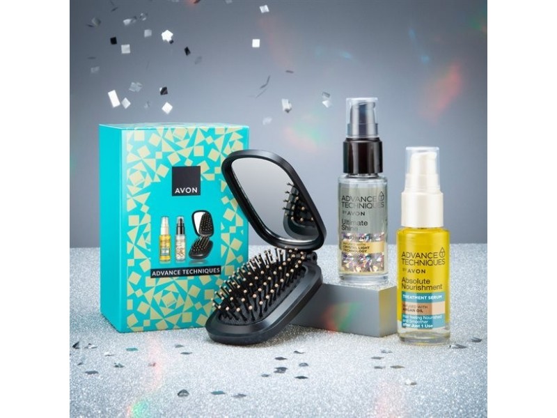 Shine&Nourish Essentials poklon set-serumi za kosu Avon