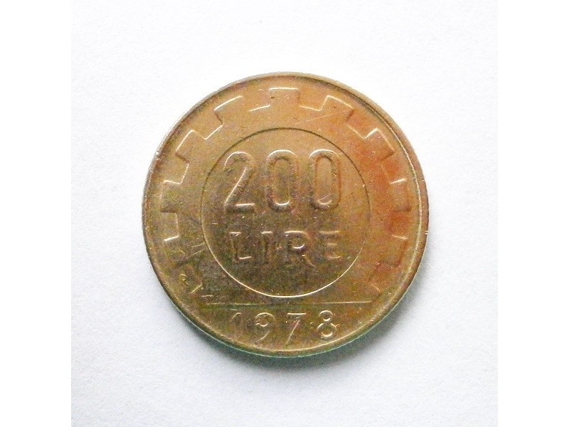Italija 200 lira 1978