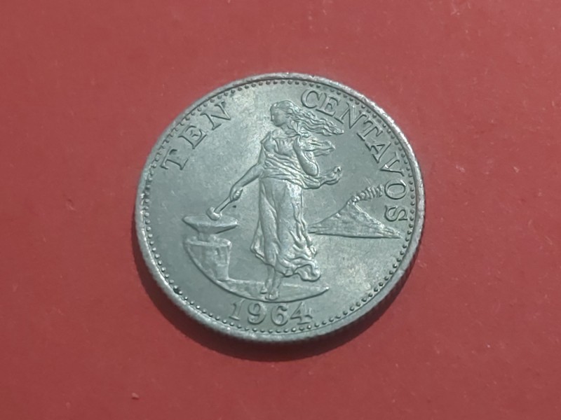 Filipini - 10 centavos 1964 god