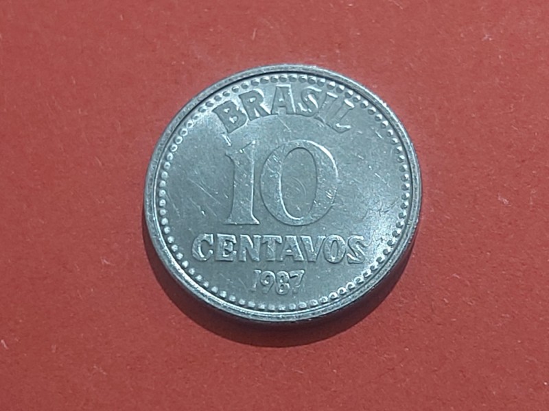 Brazil - 10 centavos 1987 god