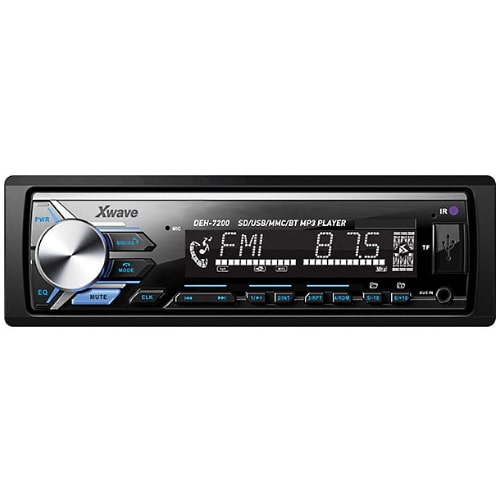 Auto radio mp3 plejer Xwave DEH-7200 4x40w FM Bluetooth