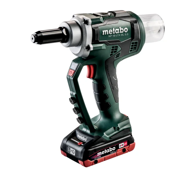 Metabo akumulatorski pištolj za pop-nitne NP 18 LTX BL 5.0 (619002800)