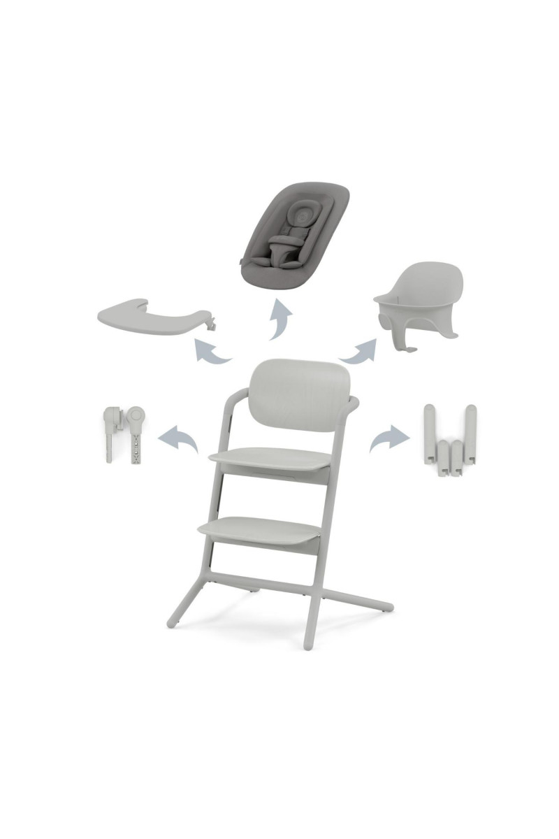 Cybex hranilica Lemo 4u1, Suede Grey