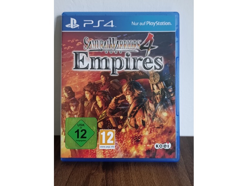samurai warriors 4 : Empires PS4 igra playstation