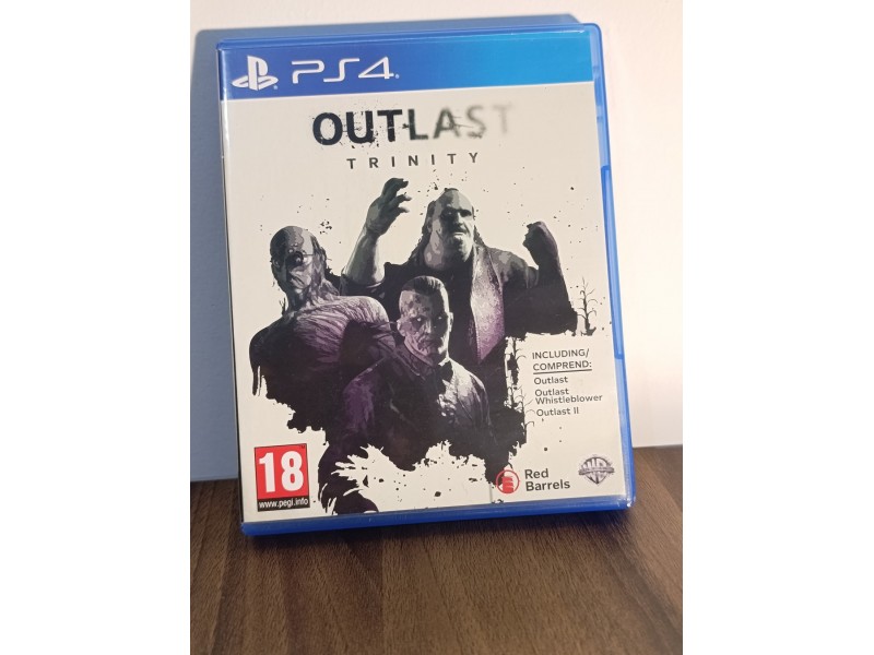Outlast Trinity PS4 triologija horor igra Playstation