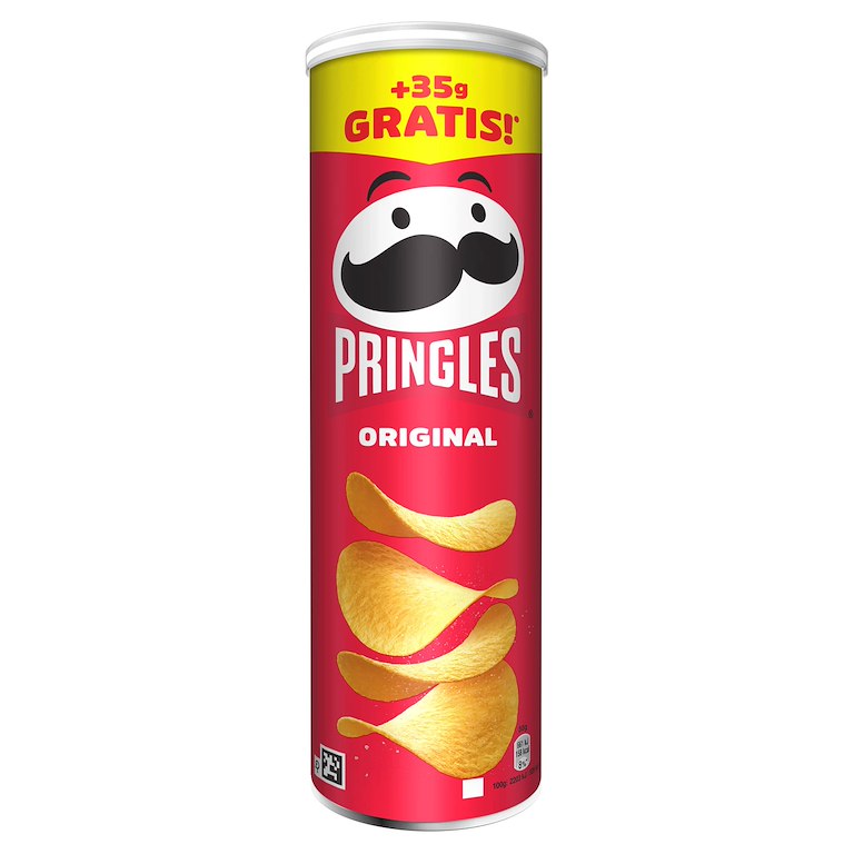 Pringles Čips Original 165g+35g gratis