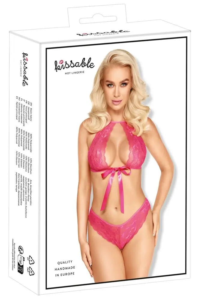 Kissable Ženski set veša, Roze