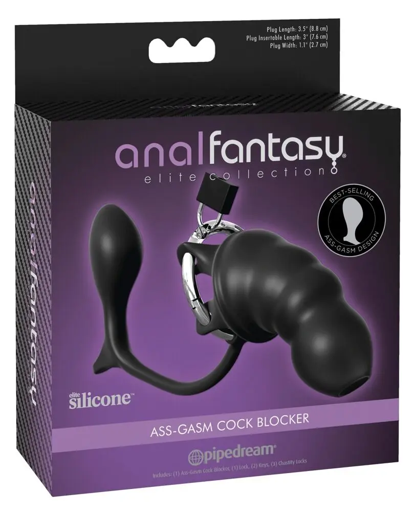 Pipedream Kavez za penis sa anal plagom Anal Fantasy Elite