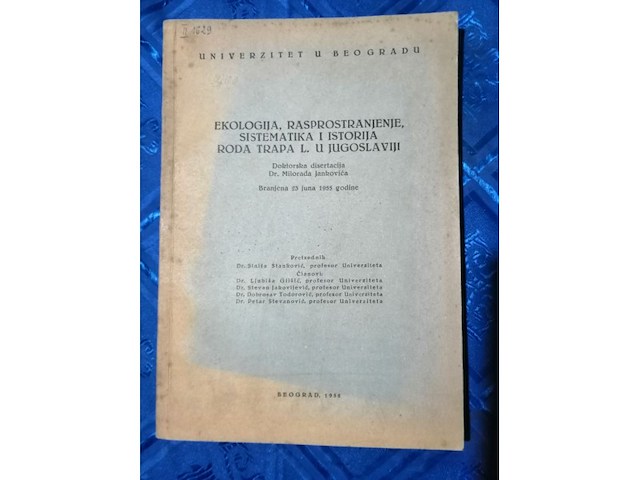 Ekologija, rasprostranjenje, sistematika i istorija rod
