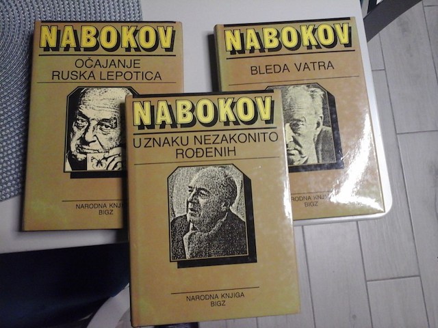 Vladimir Nabokov 3 tri knjige U znaku nezakonito rođeni