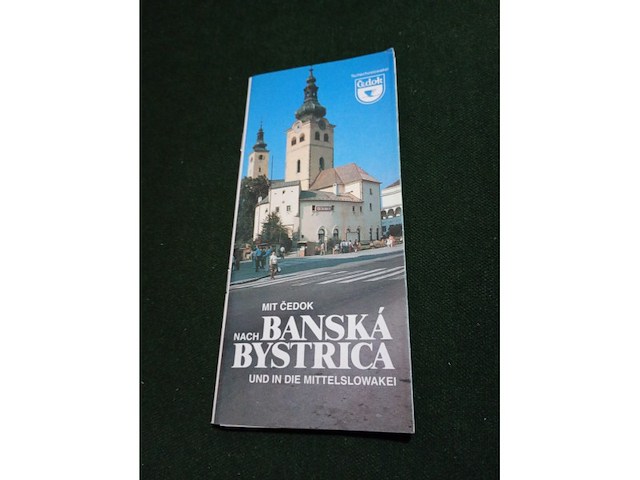 Brošura Banska Bystrica Čedok