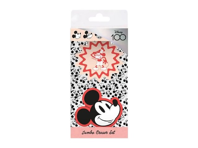 Gumice za brisanje set - Disney, Mickey 100th Anniversary