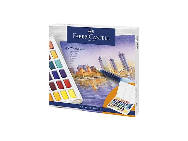 Vodene bojice set 48 - Faber-Castell, slikarske