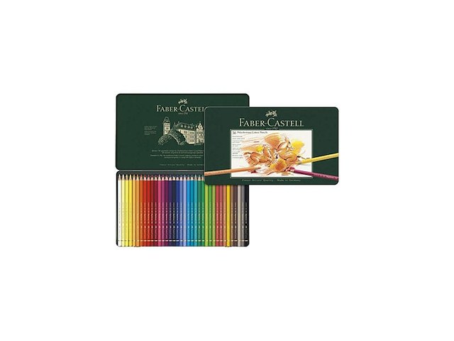 Drvene bojice set 36 - Faber-Castell, Polychromos, Metal Tin