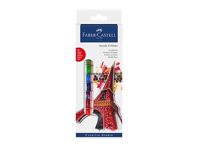 Faber-Castell Tempere - 1/12, Akrilne