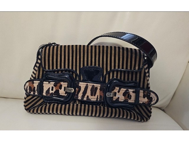 Fendi velvet B Bis torba, original