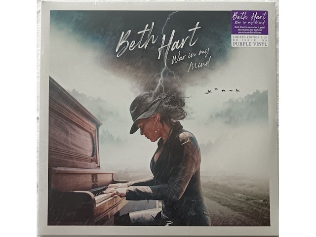BETH  HART  -  2LP WAR  IN  MY  MIND ( Novo !!! )