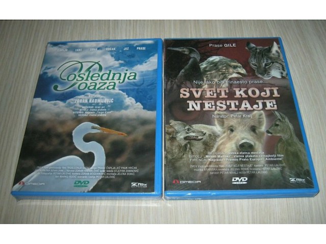 POSLEDNJA OAZA + SVET KOJI NESTAJE 2DVD DOKUMENTARNI FI