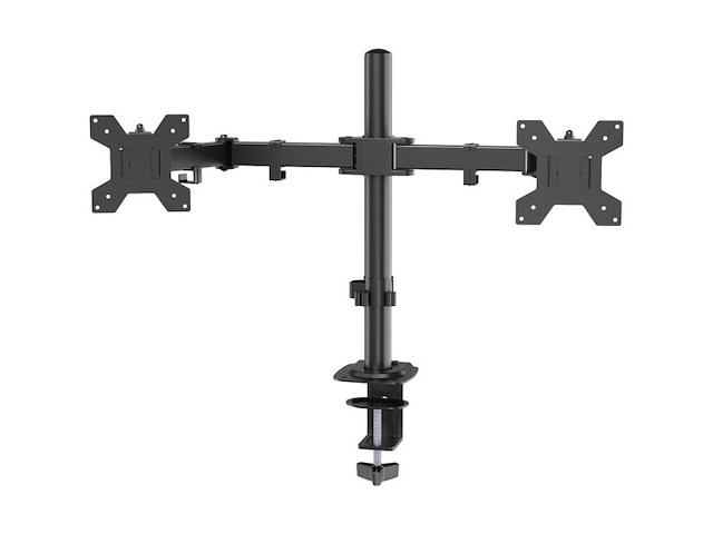 MA-D2-011 Gembird Podesivi dupli stoni drzac za monitor, tilt, 17-32 max.2x9kg